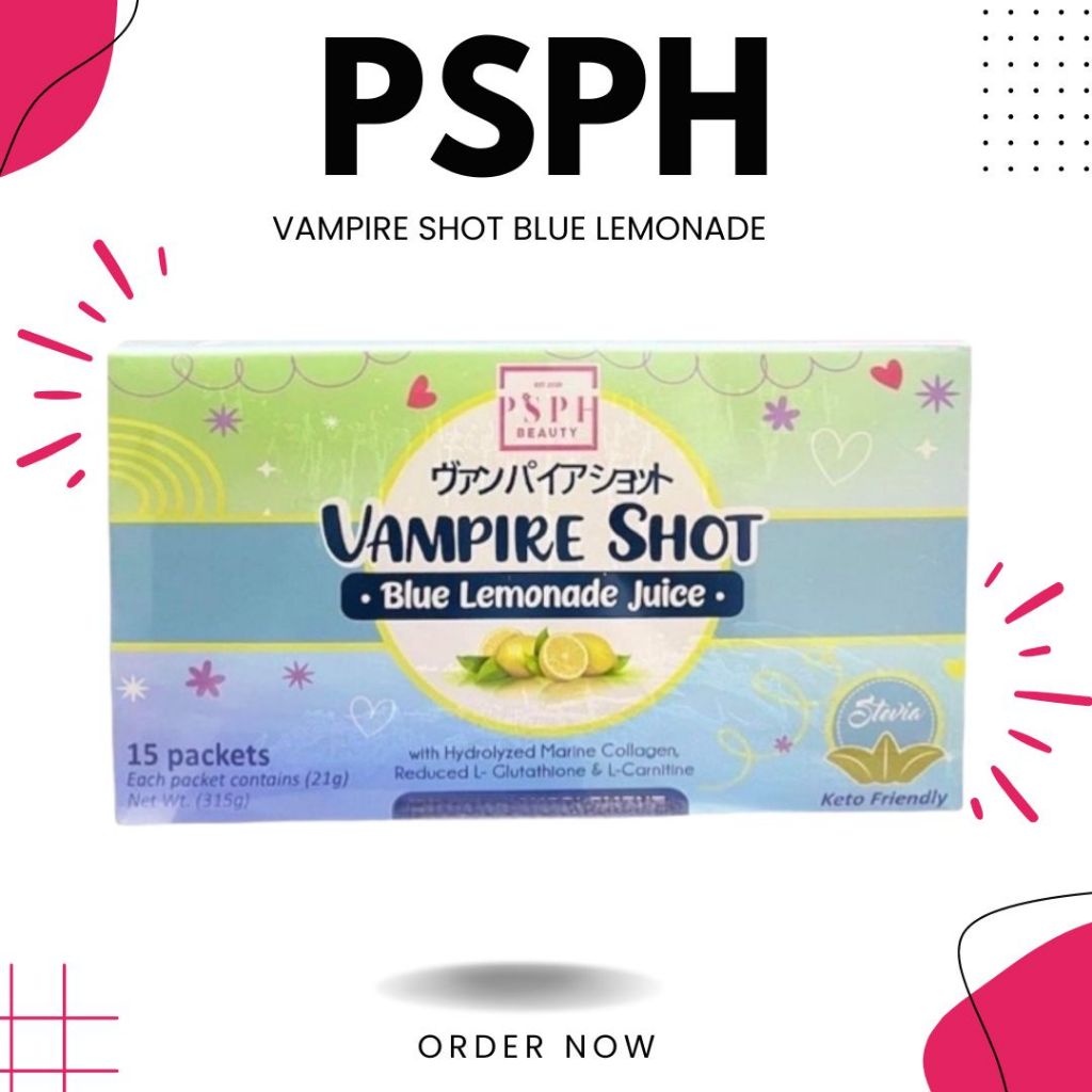 Vampire Shot by PSPH Beauty [Blue Lemonade] ON HAND | Shopee Philippines