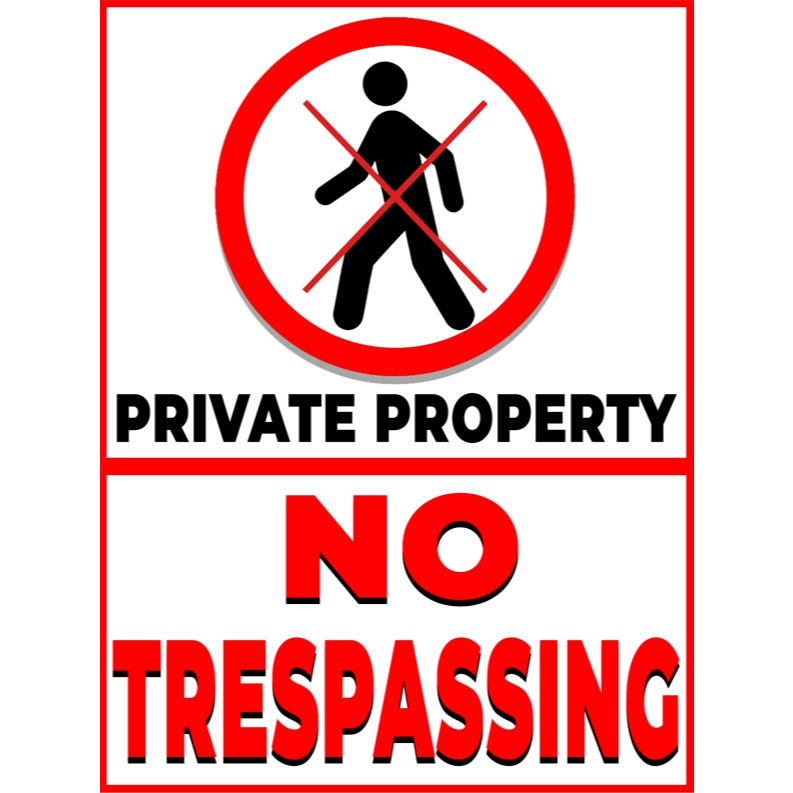 no trespassing tarpaulin signages outdoor waterproof | Shopee Philippines