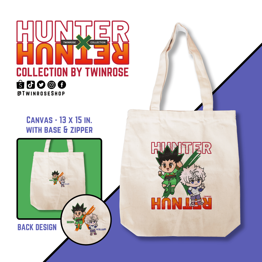 Hunter x Hunter Collection - Tote Bag - Gon Freecss Killua Zoldyck HxH ...