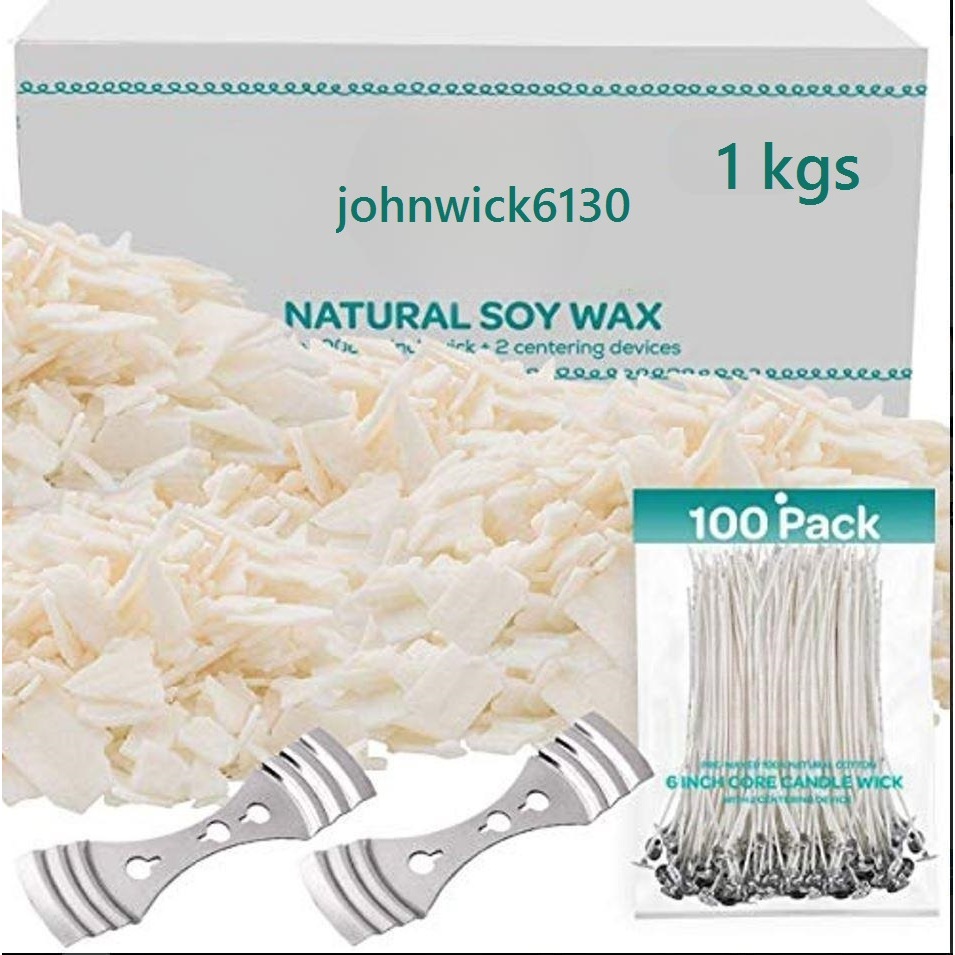 DIY Basic Candle making Kit /soywax/wick/candle wax | Shopee Philippines