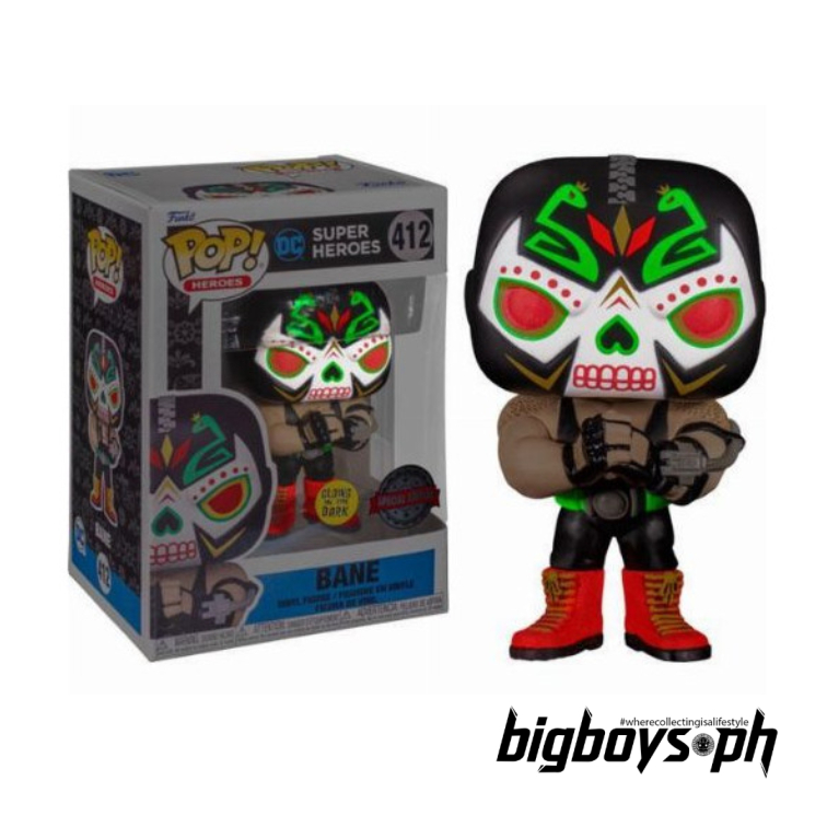 Funko DC Comics Bane Dia De Los Bane Glow in the Dark Exclusive Pop ...