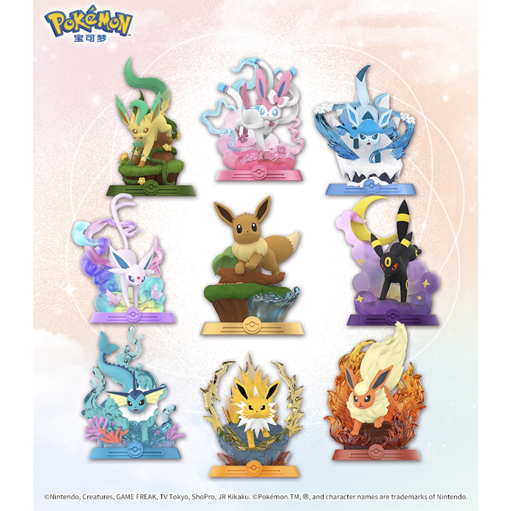 New Pokemon Figure Funism Pokémon Eevee Evolution Adventure Series 2