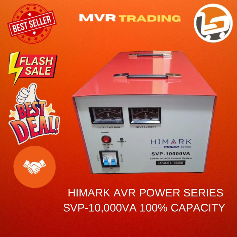 Himark AVR Automatic Voltage Regulator 10,000watts SVP-10,000VA Servo ...