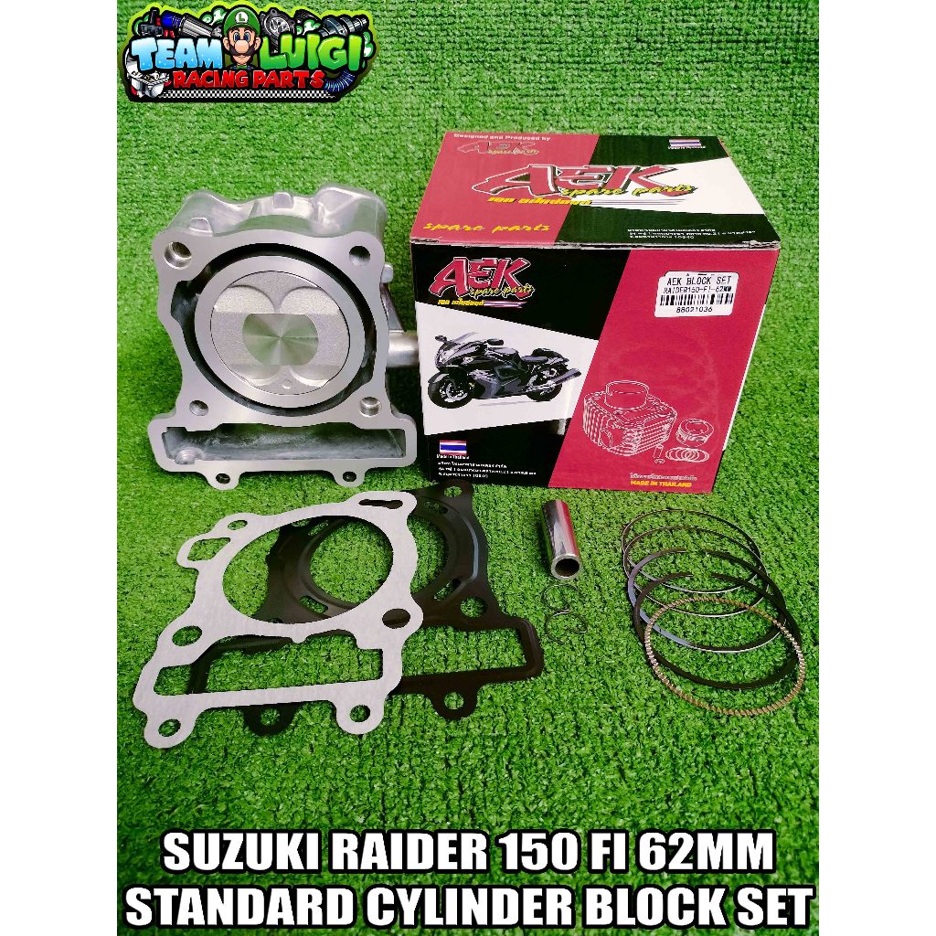 AEK SUZUKI RAIDER 150 FI 62MM STANDARD CYLINDER BLOCK SET | Shopee ...