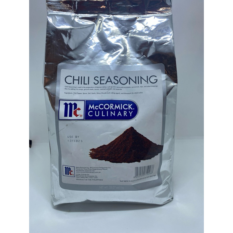 McCormick Chili Seasoning 1kg | Shopee Philippines