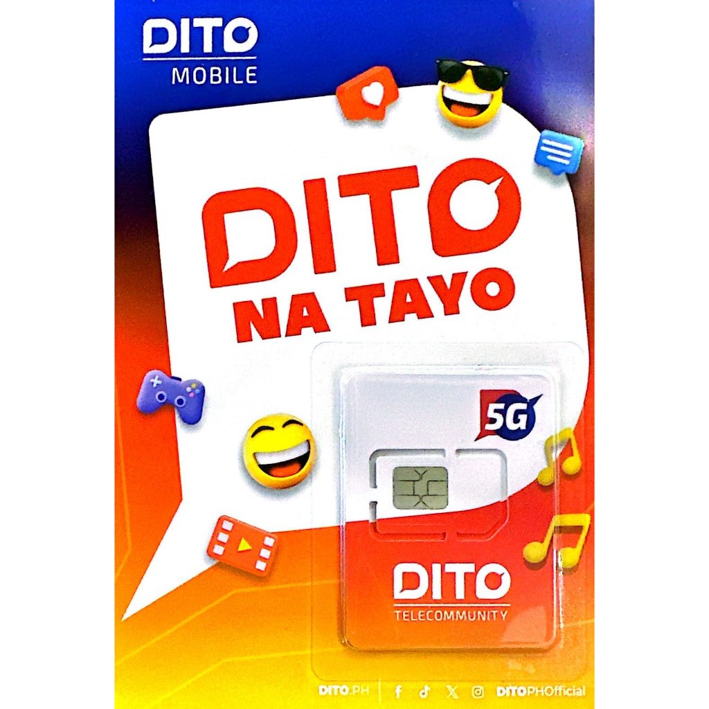 5G DITO SIMCARD WITH FREE LOAD BRAND NEW | Shopee Philippines
