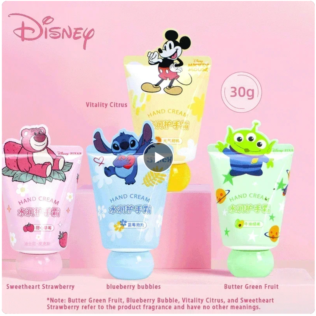 MINISO Disney Mickey Mouse Stitch Hand Cream Cartoon Cute Moisturize ...