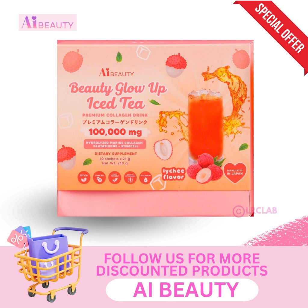 Ai Beauty Glow Up Iced Tea by Ivana Alawi Collagen Drink Japan Lemona ...