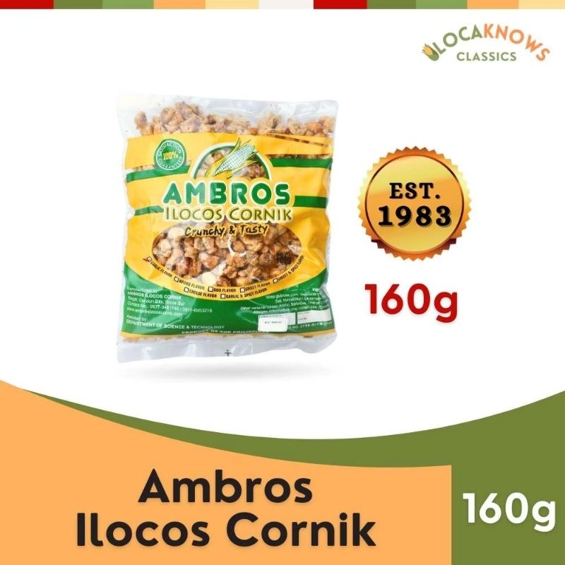 Ambros ilocos original cornik(160g) | Shopee Philippines