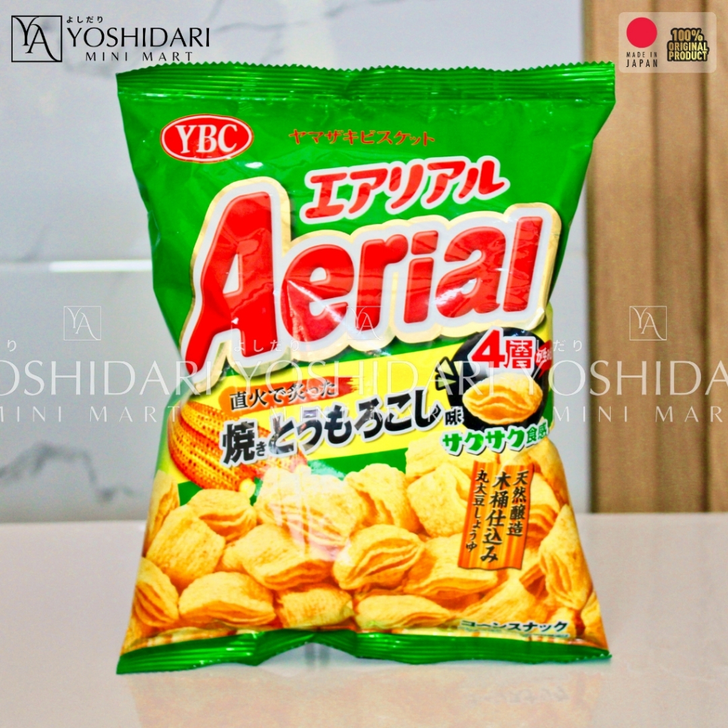 YBC Aerial Baked Corn Chips Snack 65g Yaki-Tomorokoshi Roasted Soy Sauce | Shopee Philippines