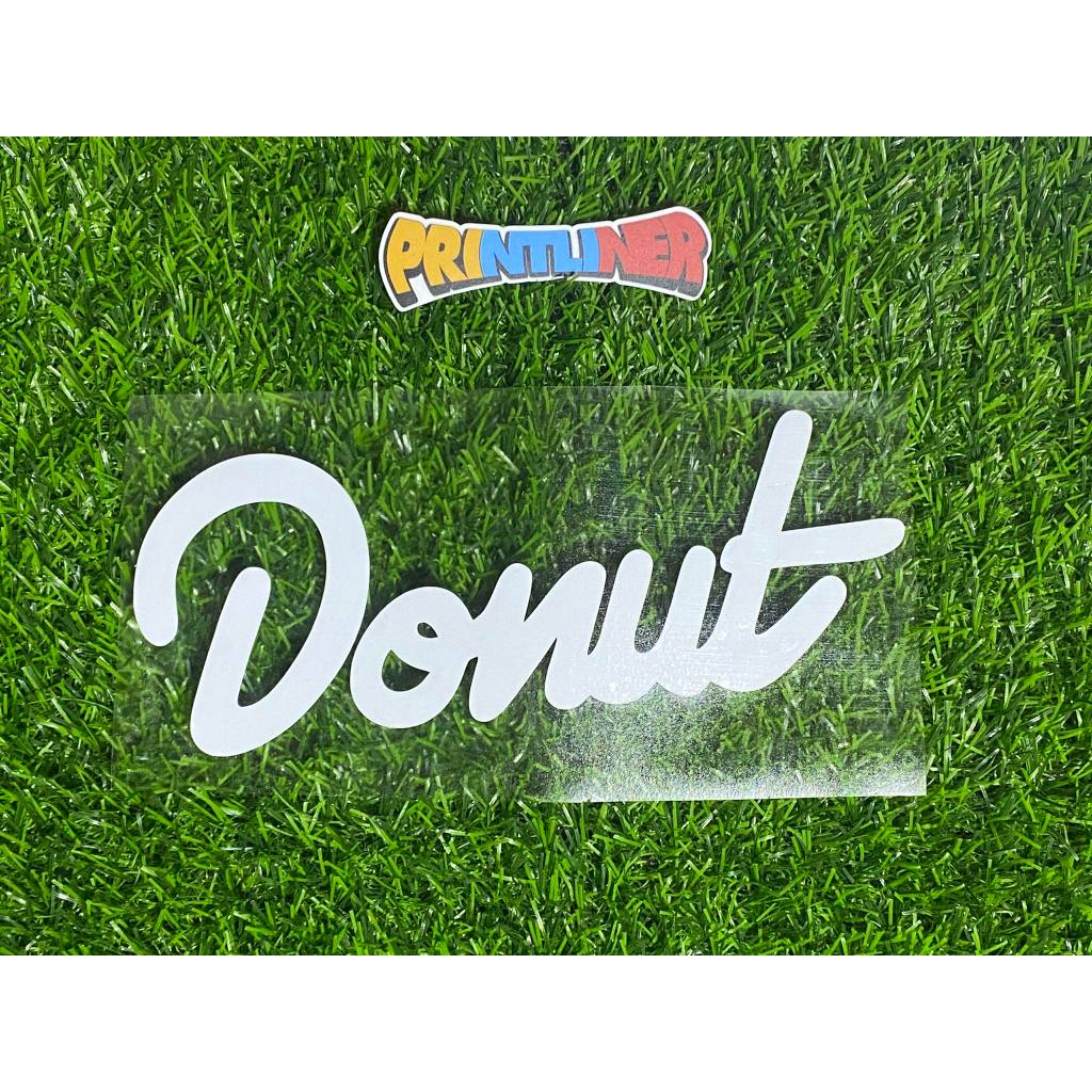 DONUT MEDIA STICKER DECALS FOR MOTORCYCLE, CARS & ETC (WATERPROOF ...