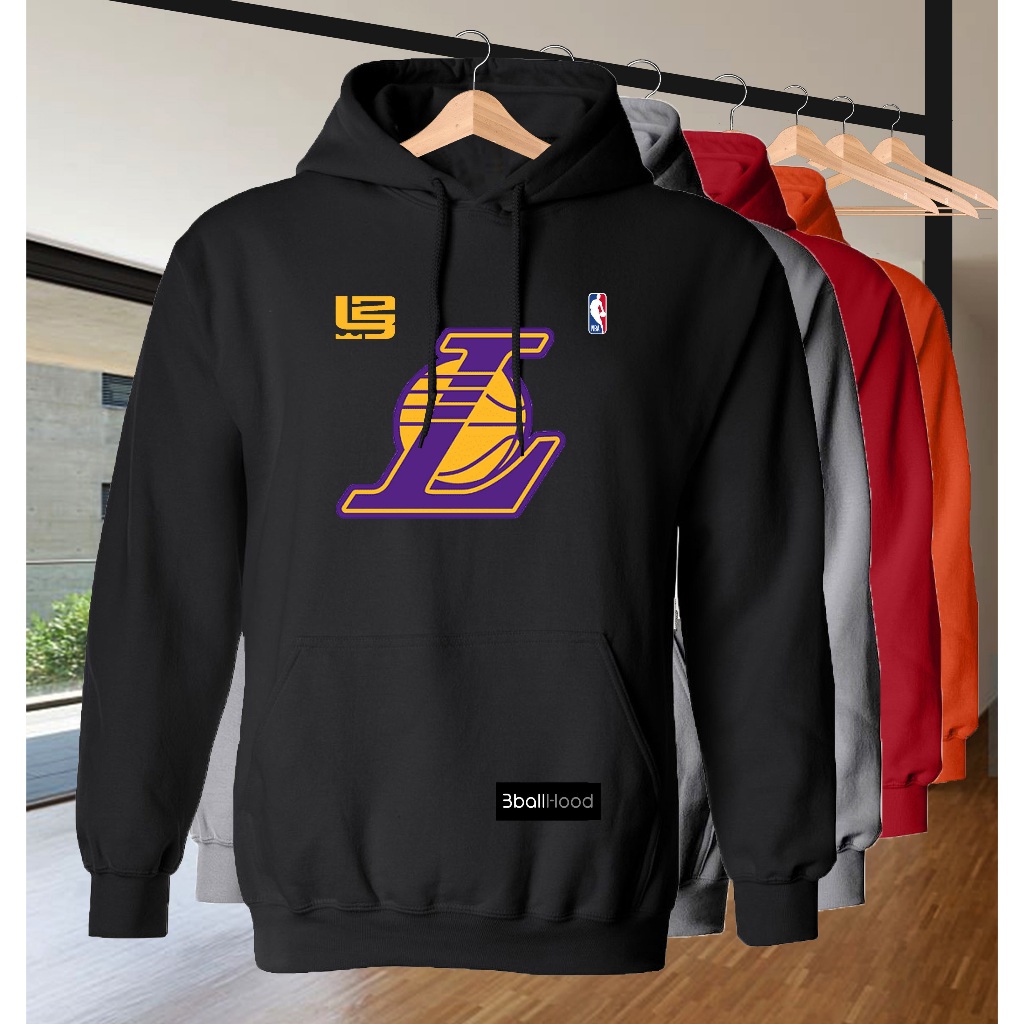 Hoodie Jacket LA LOGO NBA Pullover Sweater Long sleeve Basketball ...