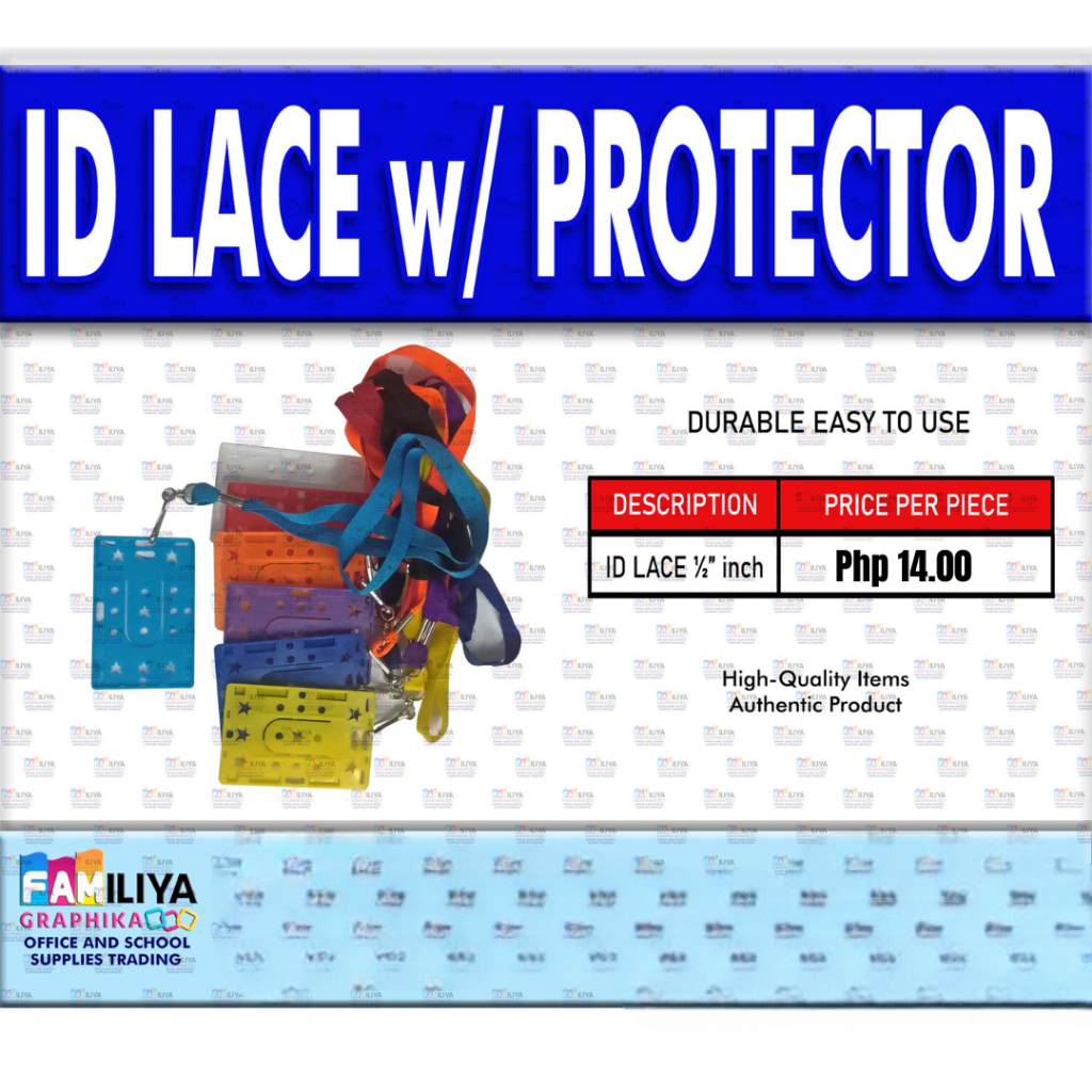 ID Lace with Protector 1/2" (random color) | Shopee Philippines
