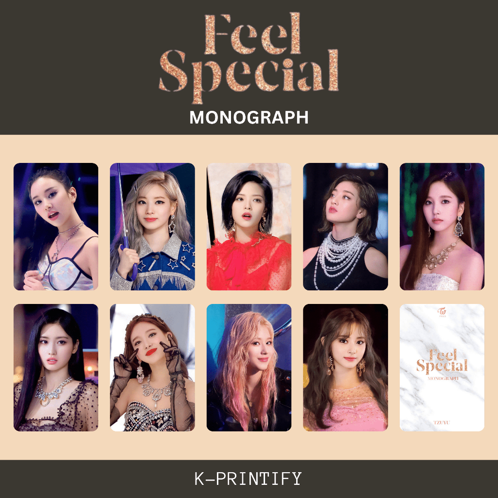 FANMADE TWICE Photocard Set - Monograph Versions (Read Description ...