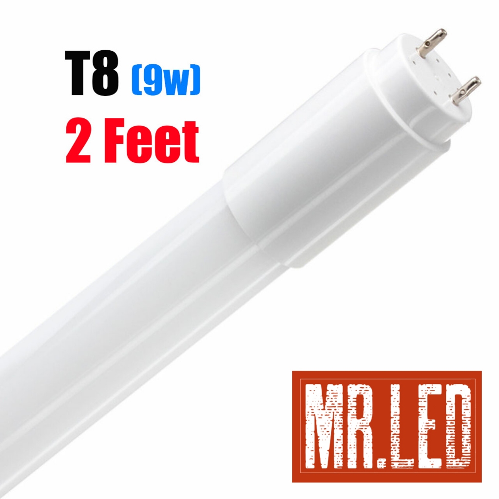 2 feet T8 [ 30 pieces / 1 box ] ( 9 watt ) Tube Double or Single Ended ...