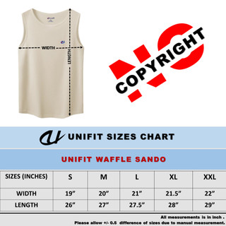 UNIFIT Waffle Sando Tank Top Clothes Menswear Comfortable Workout ...