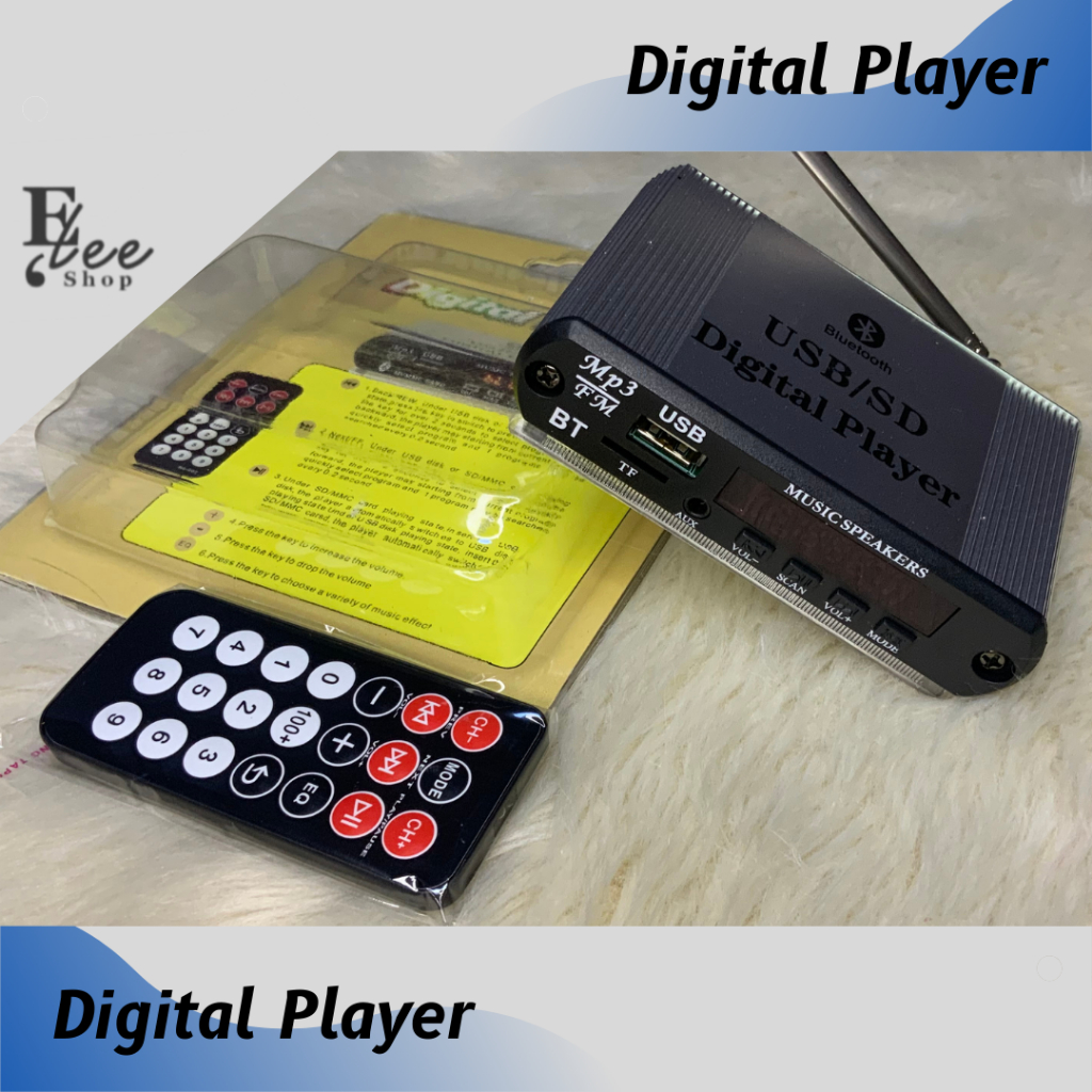 USB SD Digital Player with Bluetooth | Shopee Philippines