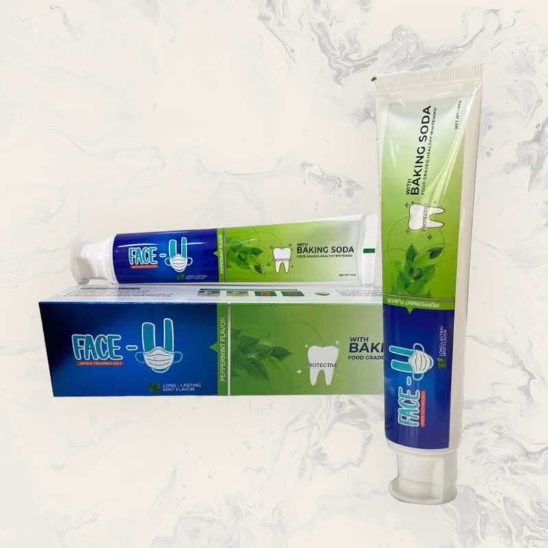 Peppermint Flavor with Baking Soda Toothpaste 180g | Shopee Philippines