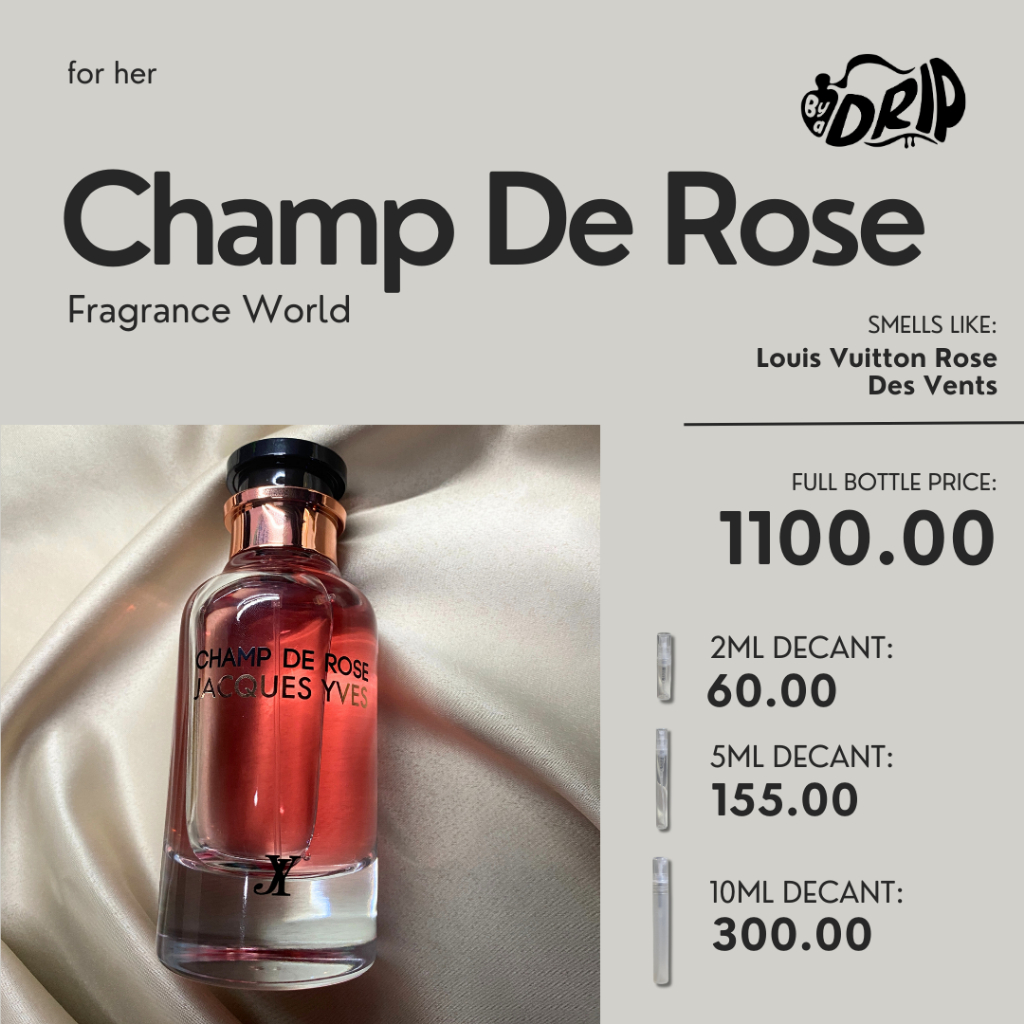 Champ De Rose by Fragrance World | For Her | Middle Eastern Perfume ...