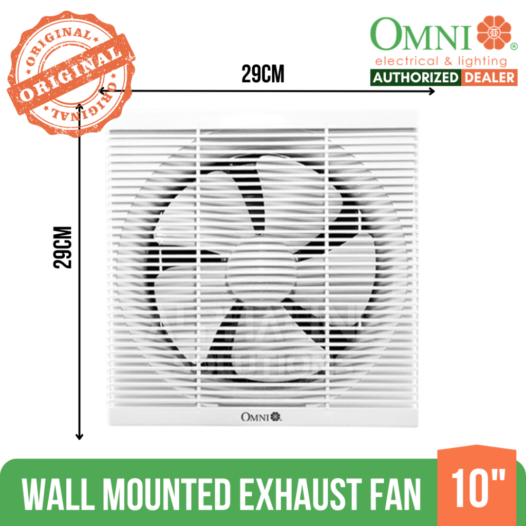 Omni Wall Mounted Exhaust Fan 8" 10" 12" XFW-200 XFW-250 XFW-300 ...