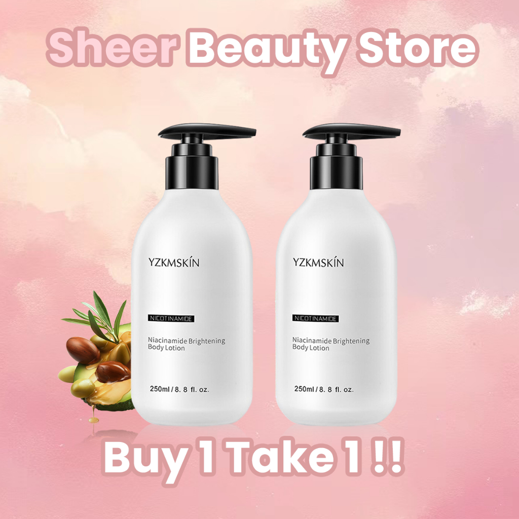 【Buy 1 Take 1】Niacinamide Whitening Body Lotion Moisturizing Care Improve Lightening Dark skin ...