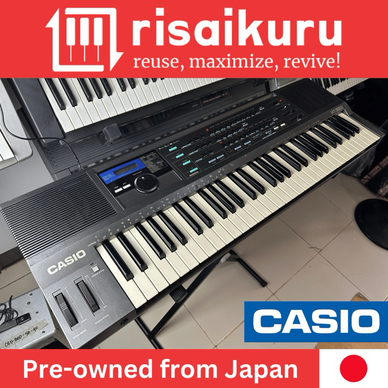 Casio HT-3000 Digital Synthesizer Piano Keyboard Organ 61 Keys | Shopee ...