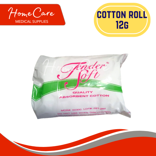 Cotton Roll TENDER SOFT, 12g (1 pack) | Absorbent Cotton Roll 12grams ...