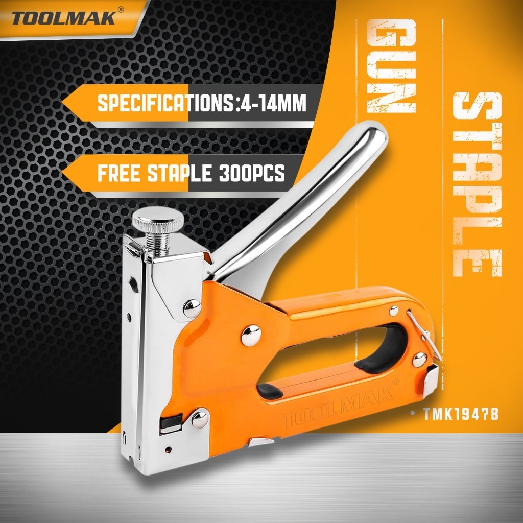 Toolmak Gun tacker (TMK19478) | Shopee Philippines