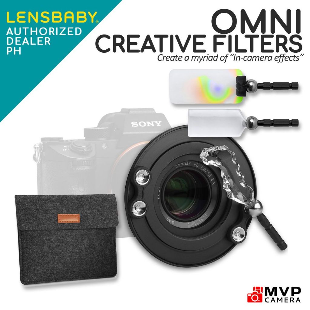 LENSBABY OMNI Creative Filter System Kit Small LBOF58 Large LBOF77 Effect Filters MVP CAMERA ...