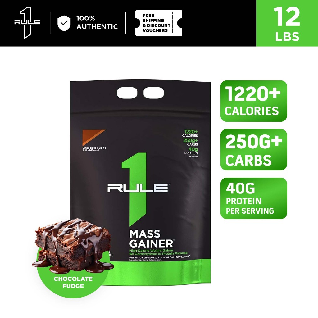 Rule 1 Mass Gainer 16 serve.With Shaker | Shopee Philippines