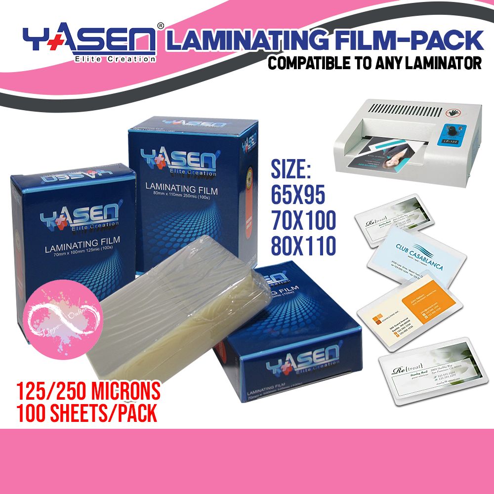 125 & 250 microns 65x95mm 70x100mm 80x110mm Laminating Film for Photo ...