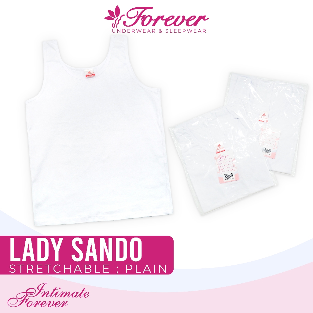 Intimate Forever Adult Ladies LS10 Cotton Fabric Teens Plain White ...
