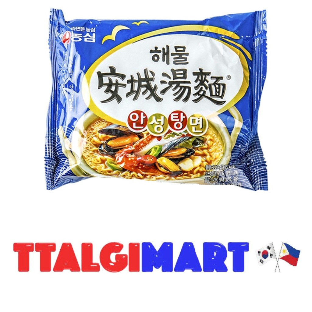 NONGSHIM HAEMUL ANSEONGTANGMYEON 125G (SEAFOOD RAMEN SOUP ) | Shopee ...