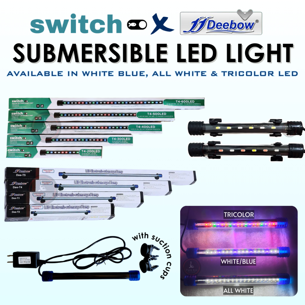 Submersible Aquarium LED Light Switch Deebow | Shopee Philippines