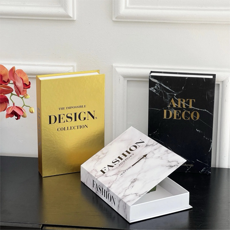 Gold Stamping Luxury Book Style Decor | Shopee Philippines