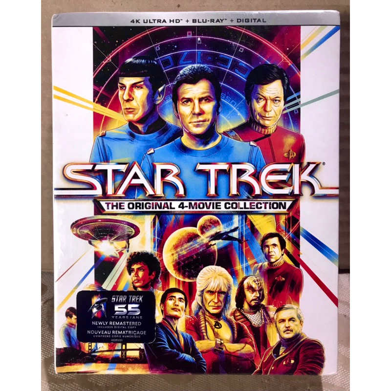 STAR TREK The Original 4-Movie Collection 4K UHD + Blu-Ray Brandnew ...