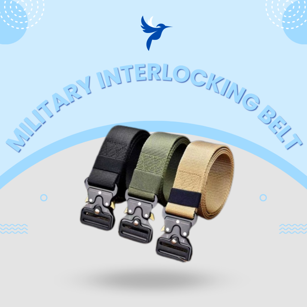 MILITARY TACTICAL STYLE W/INTERLOCKING BUCKLE SYSTEM | Shopee Philippines