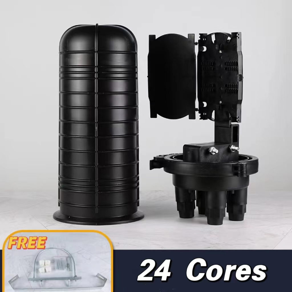 FTTH Fiber Optic Joint Closure 24Cores Dome Type Mechanical Fiber Optic ...