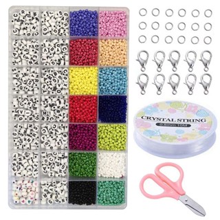 5000Pcs Beads Kit for DIY Name Bracelets DIY Bracelet Making Set ...