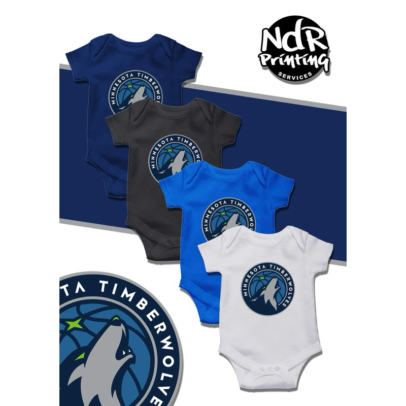 Baby Onesie - MINNESOTA TIMBERWOLVES (Western Conference) | Shopee ...