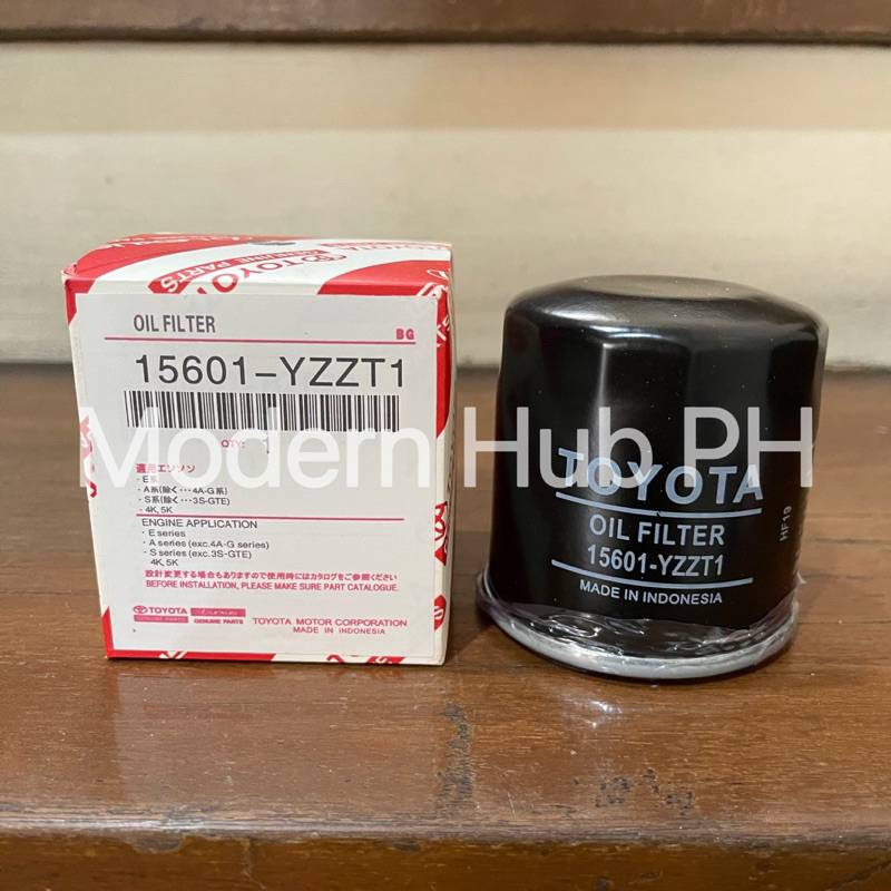 Toyota Oil Filter 15601-YZZT1 Yaris Cross Raize Wigo and Veloz | Shopee ...