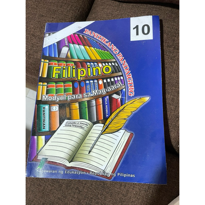 PANITIKANG PANDAIGDIG 10 Filipino Modyul para sa mag-aaral | Shopee ...