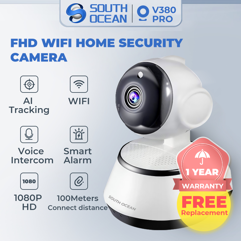 V380 Pro Q6 1080P Smart Security IP Cam 360 Degree 3D Panoramic HD WiFi ...