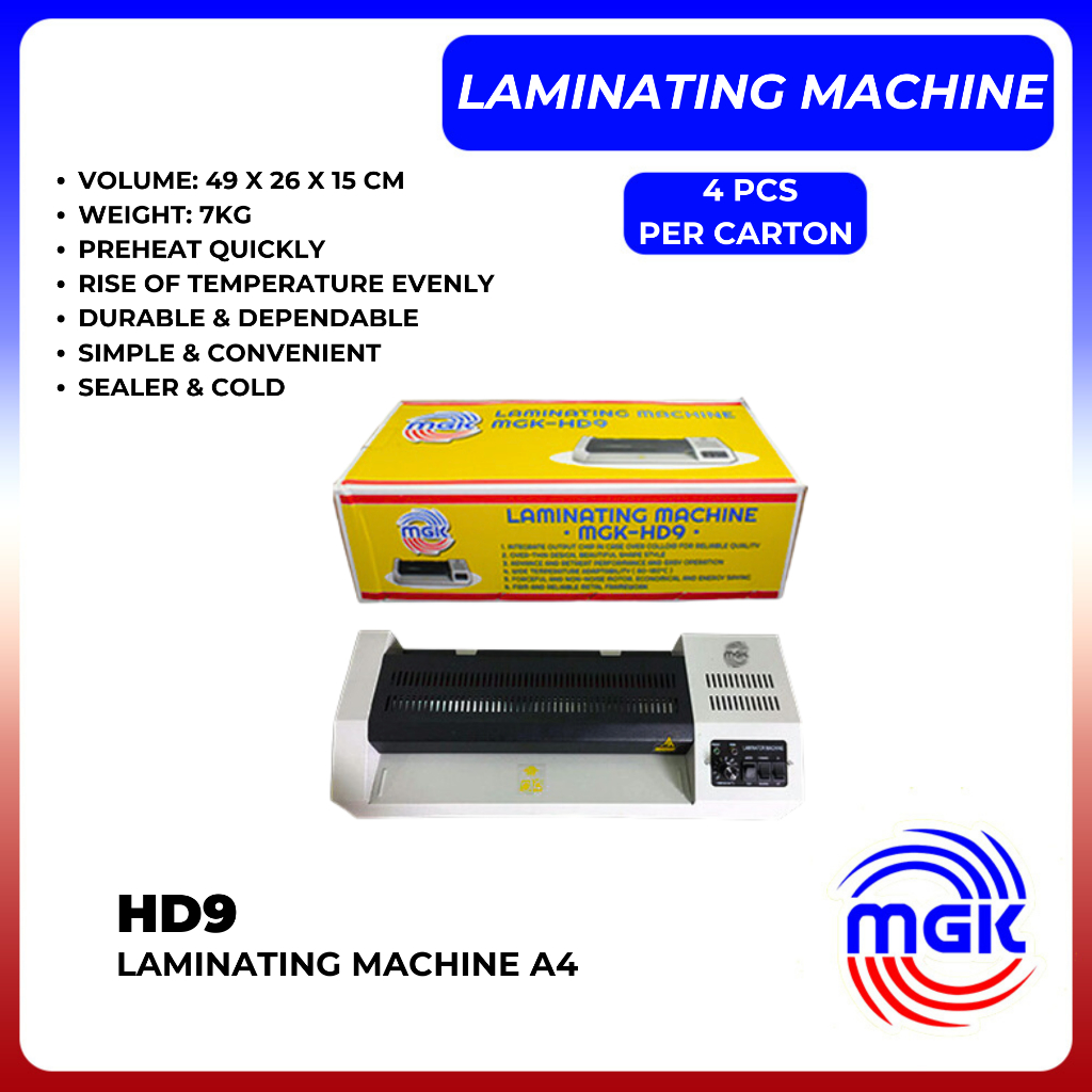 MGK Laminating Machine A4 1 unit | Shopee Philippines