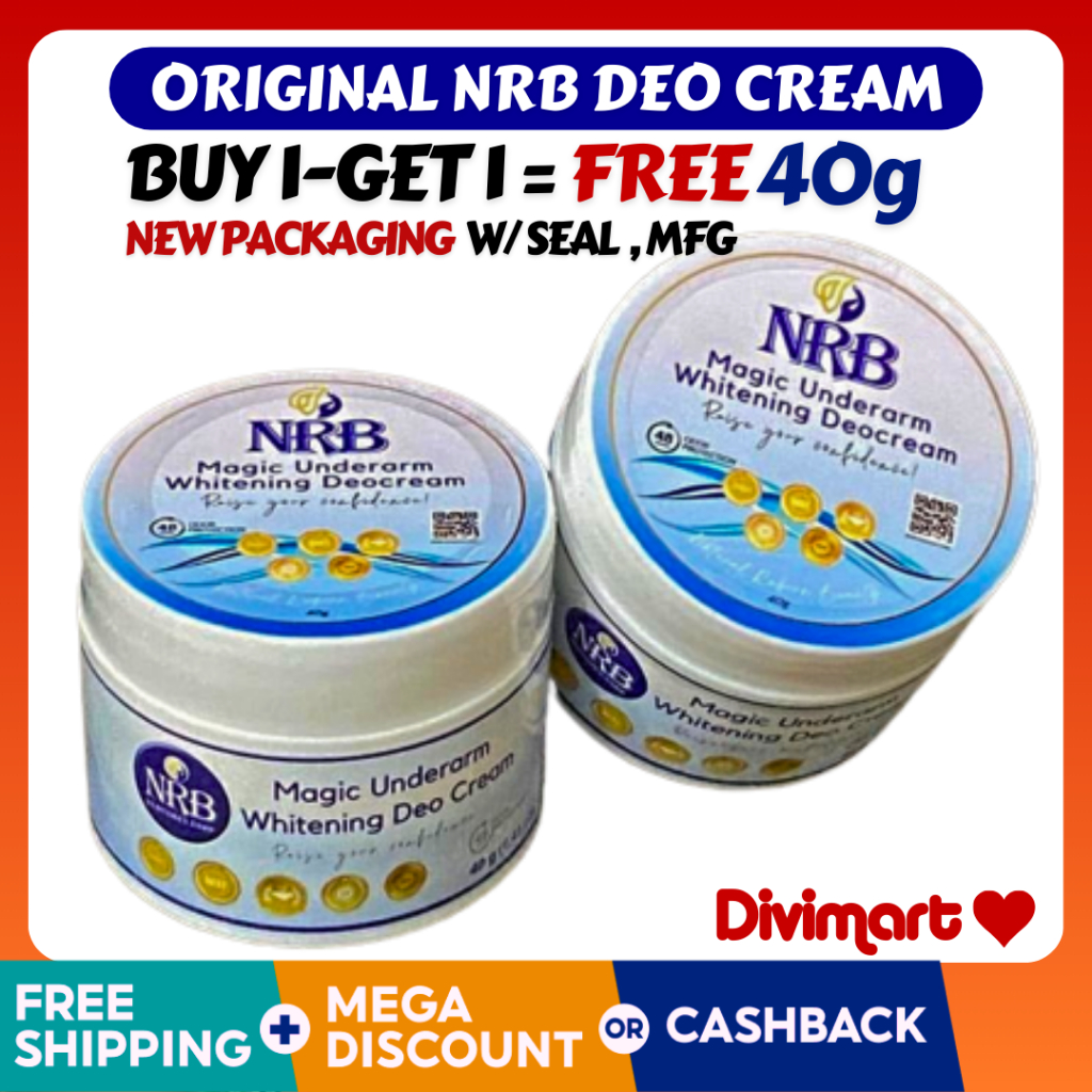 ORIG NRB MAGIC DEO WHITENING DEO CREAM 40g & 20g | Shopee Philippines