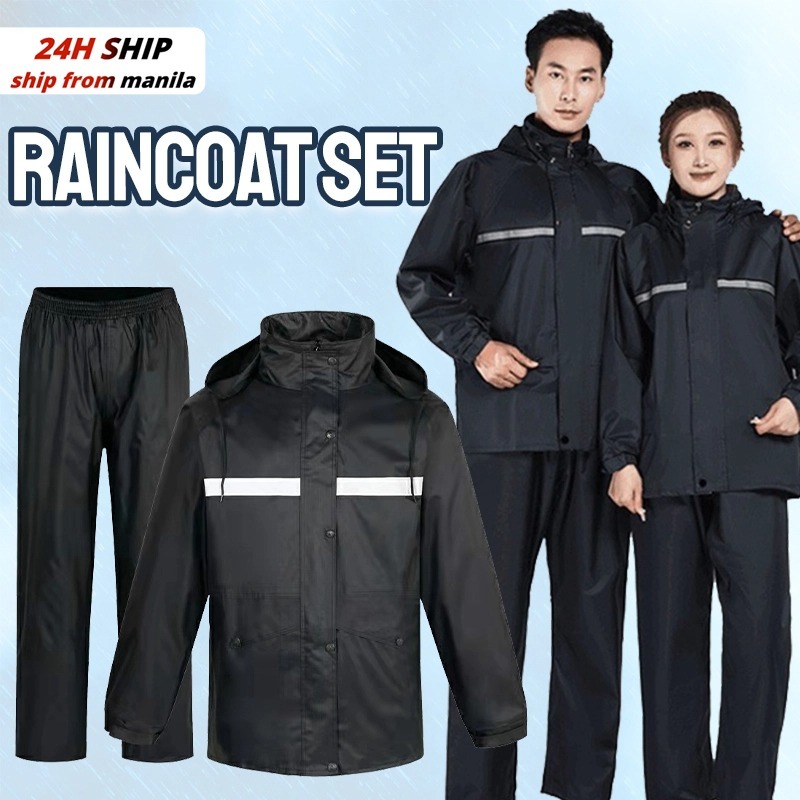 High-Quality Raincoat Set for Motorcycle Rider Upgraded Waterproof ...
