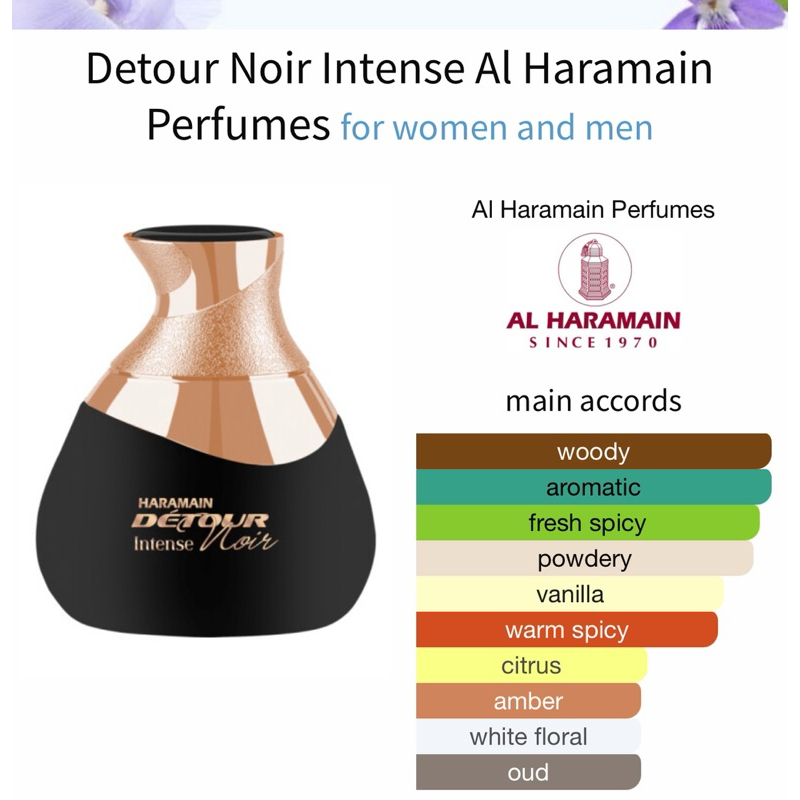 Detour Noir Intense 100ml by AlHaramain | Shopee Philippines