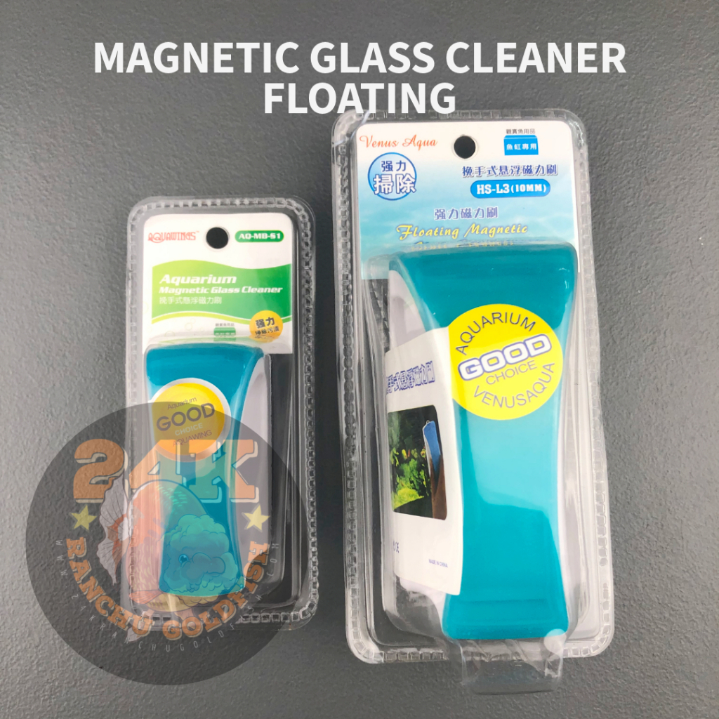 MAGNETIC GLASS CLEANER ALGAE SCRUBBER FLOATING TYPE FOR GLASS AQUARIUM ...