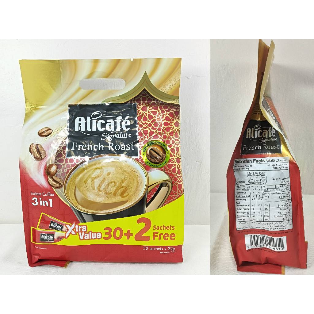 Alicafe French Roast Instant Coffee (22g x 32 Sachets) | Shopee Philippines