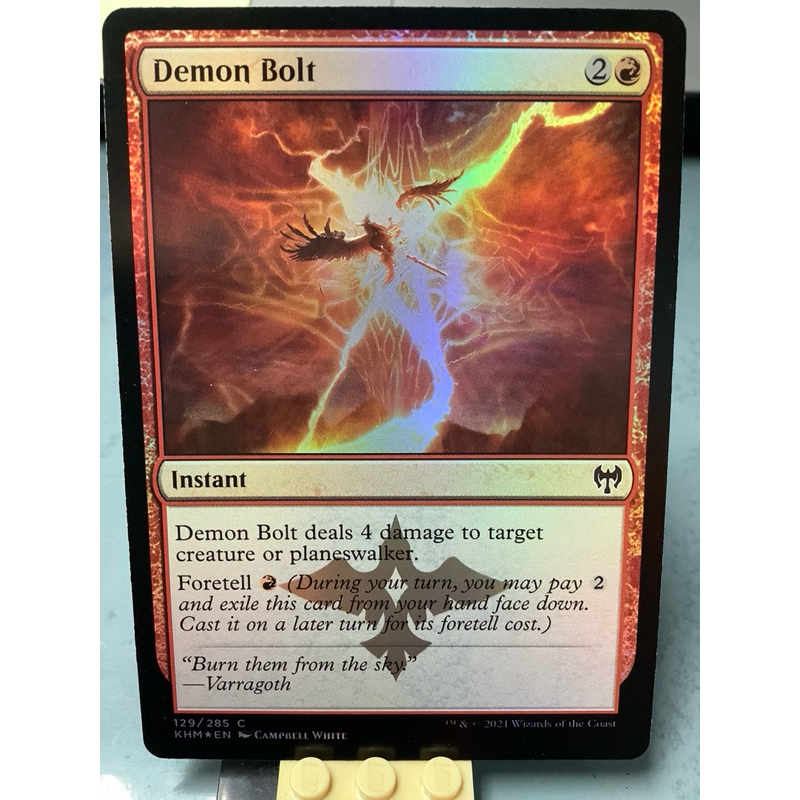 MAGIC: The Gathering - Demon Bolt ( Kaldheim ) | Shopee Philippines